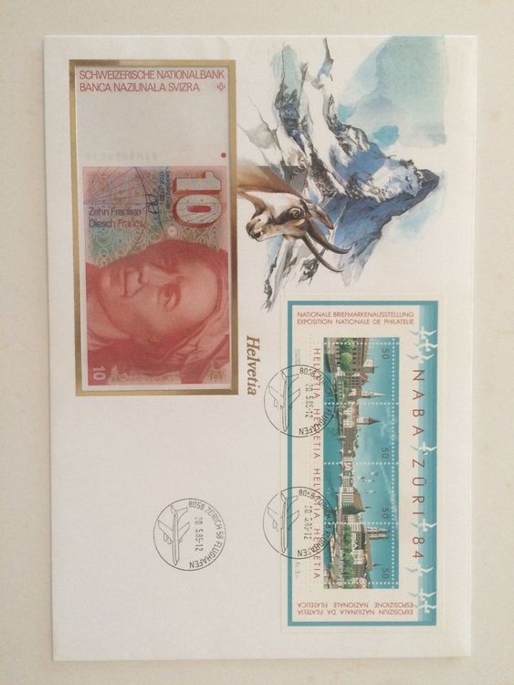 Banknotenbrief Schweiz (Neu und originalverpackt) in Muralto für CHF 20.9 – mit Lieferung auf ...