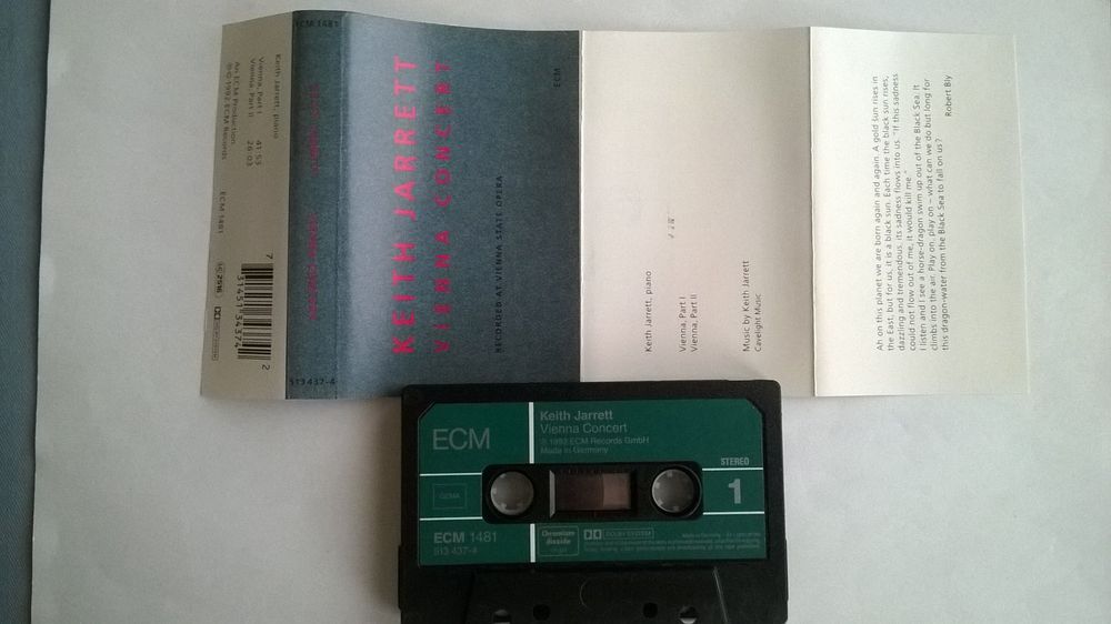 Cassette audio jazz Keith Jarrett ( Vienna concert ) 1992 | Kaufen auf ...