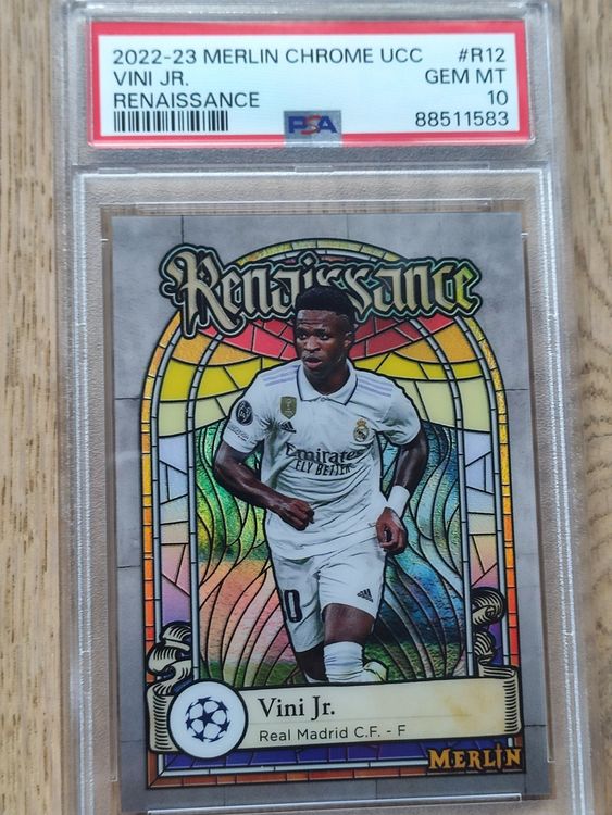 Vinicius Jr. Renaissance Merlin 22-23 Case Hit SSP PSA 10 (Gebraucht ...