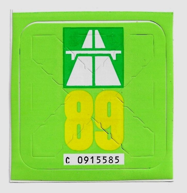 Vignette 1989 Autobahn Schweiz (Neu und originalverpackt) in Luzern für CHF 55 – mit Lieferung ...