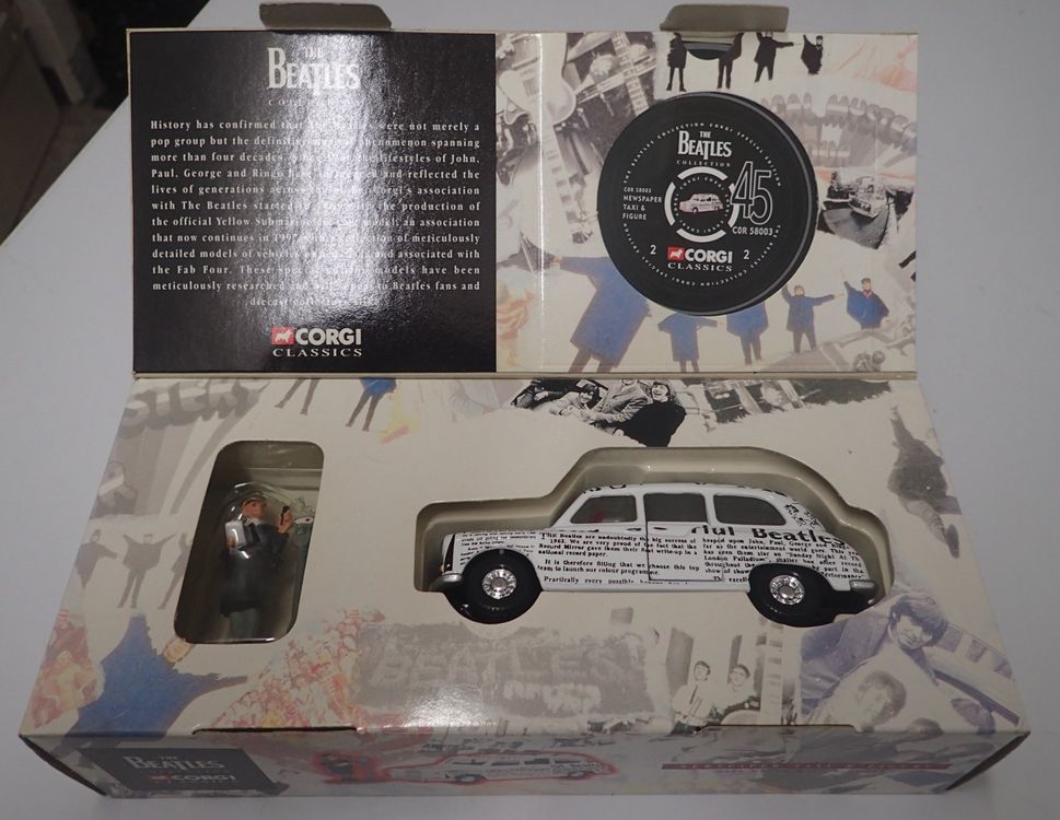 CORGI Ref. 58003 - 1:50 – Taxi Newspaper BEATLES - TOP NEW (Neu und ...