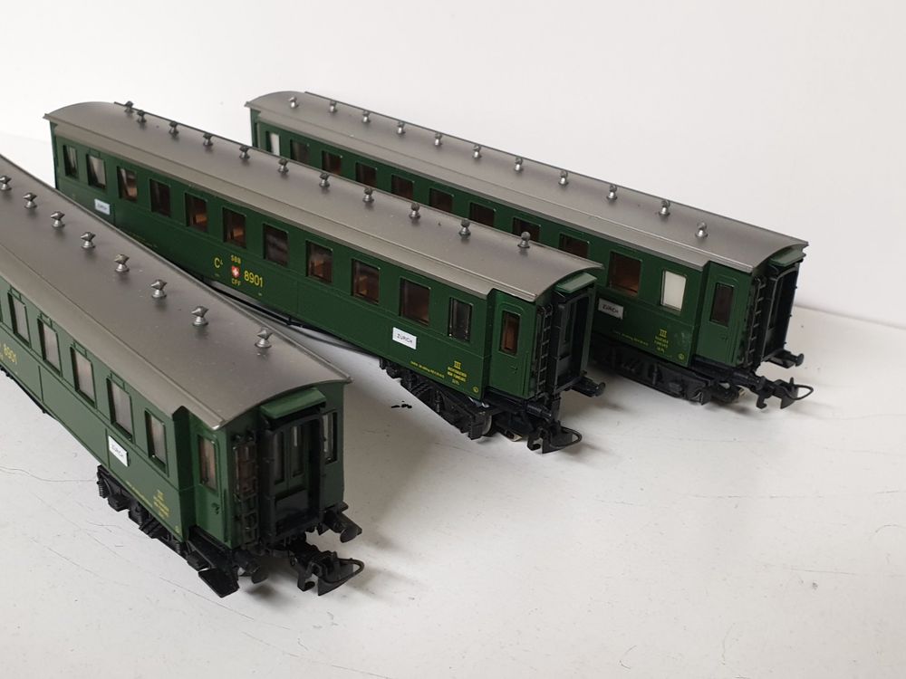 Märklin SBB C4 Gotthardbahn Personenwagen H0/AC (Gebraucht) in Neuenhof für CHF 102 – mit ...