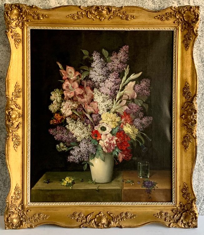 J. Voisard grosses Stilleben Gemälde (Gebraucht) in Root für CHF 260 – mit Lieferung auf Ricardo ...