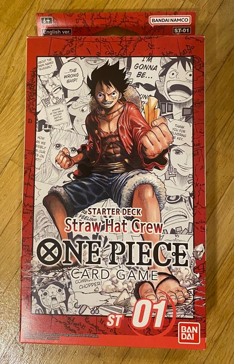 One Piece ST01 Straw Hat Crew Starter Deck ENG (Neuf (Voir description ...