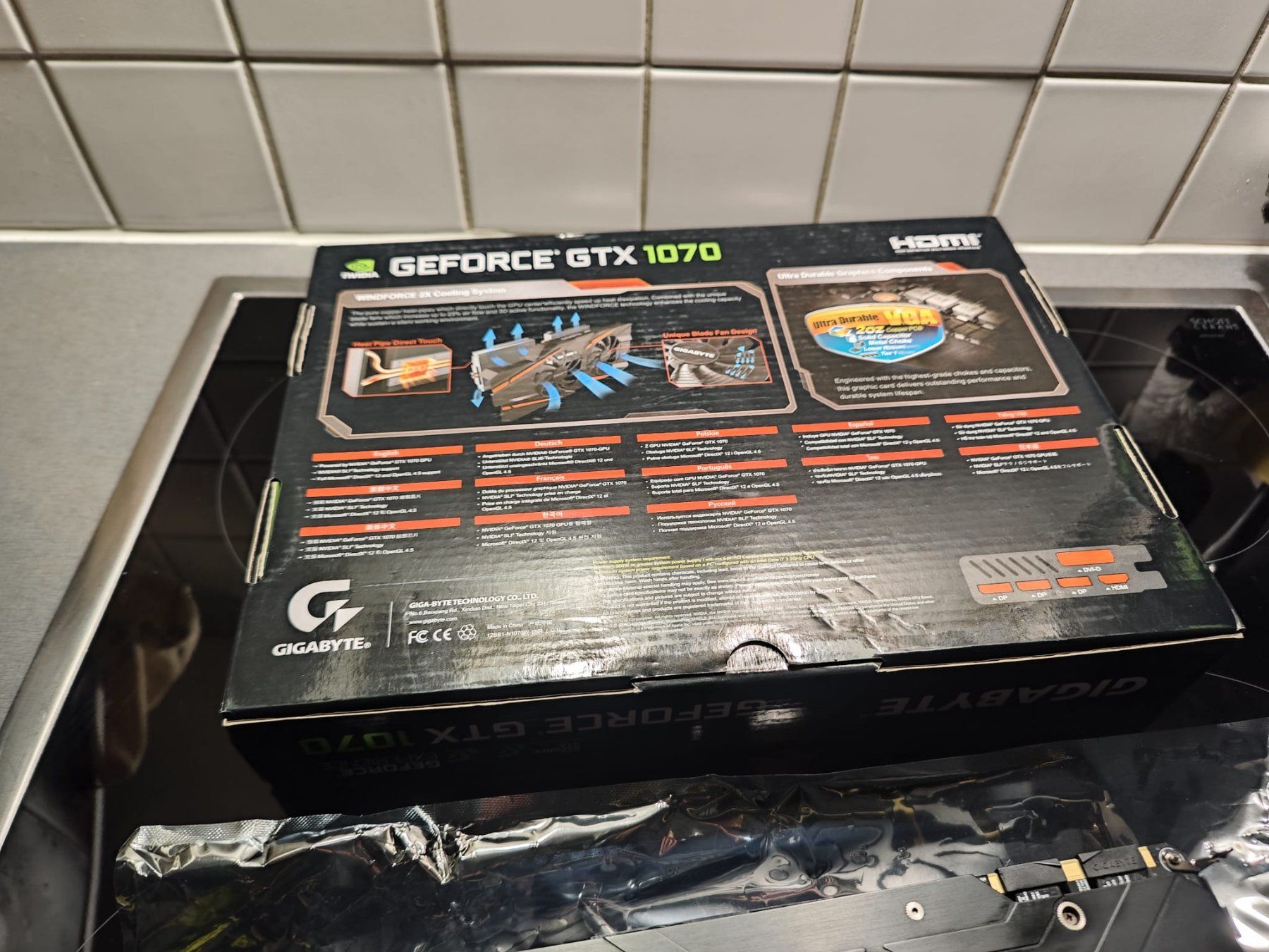 Gigabyte GeForce GTX 1070 WINDFORCE OC 8GB – revidiert (Gebraucht) in ...