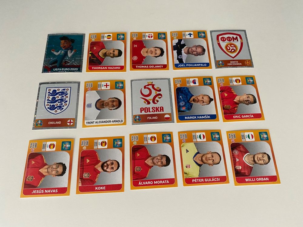 15 Panini Bilder EM 2020. SelteneVersion. Tournament Edition | Kaufen ...