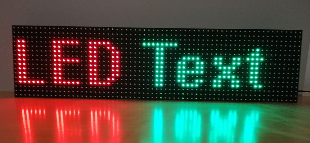 Color LED Dot Matrix 64x16, RGB, P10, 64x16 cm (Neu (gemäss ...