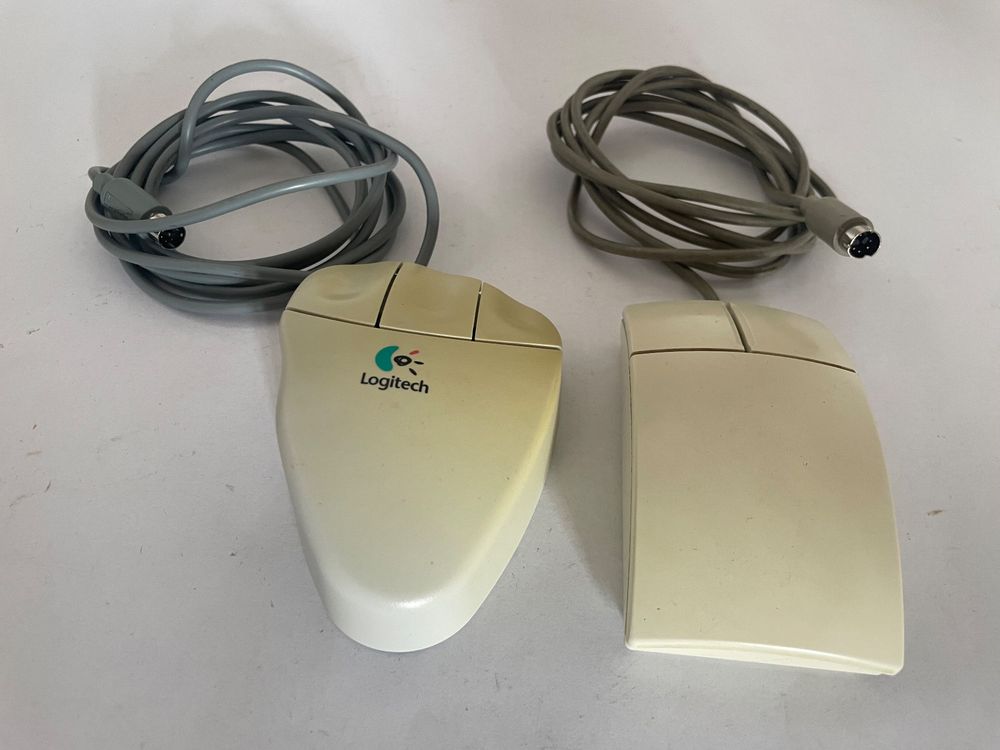 Zwei alte Logitech Computer Mäuse | Kaufen auf Ricardo