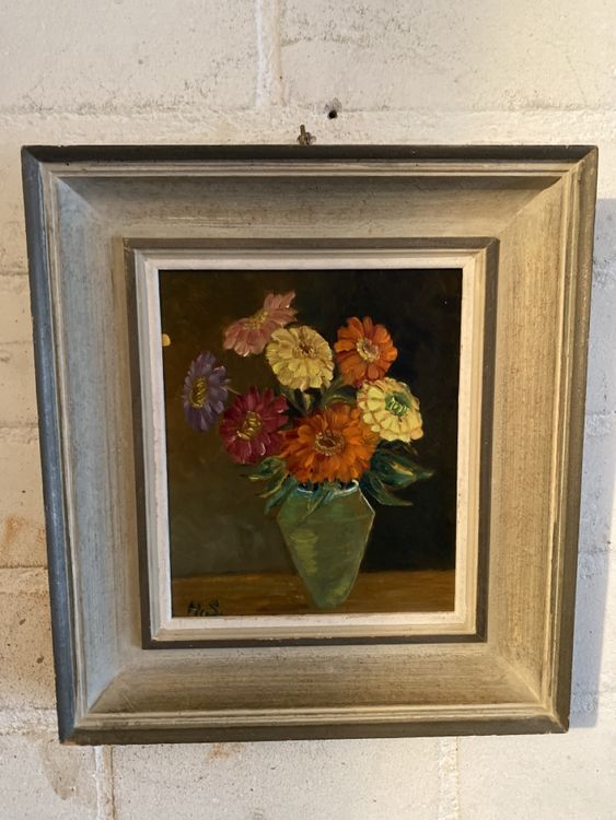 Ölgemälde, Blumen, Gerahmt (Gebraucht) in Muttenz für CHF 25 – mit Lieferung auf Ricardo kaufen