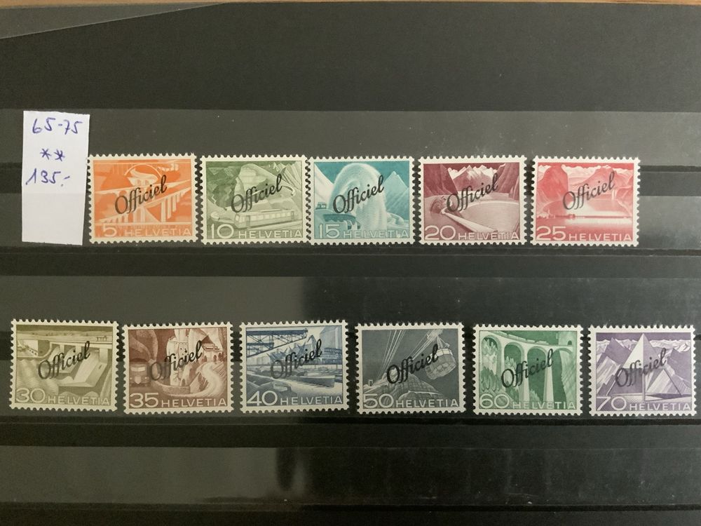 Briefmarken Schweiz Dienstmarken (Neu (gemäss Beschreibung)) in Binningen für CHF 1.1 – mit ...