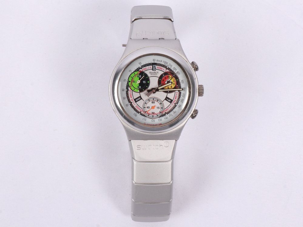 ALL OVER Swatch Irony Chrono (YCS1002AS/M/L/XL) (Gebraucht) in Steinen ...