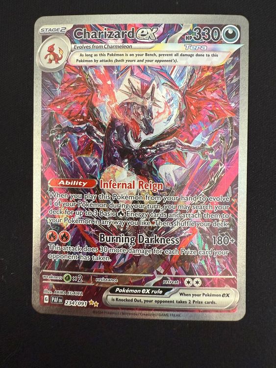 Charizard ex – Paldean Fates (PAF) – Englisch (Neu (gemäss Beschreibung ...
