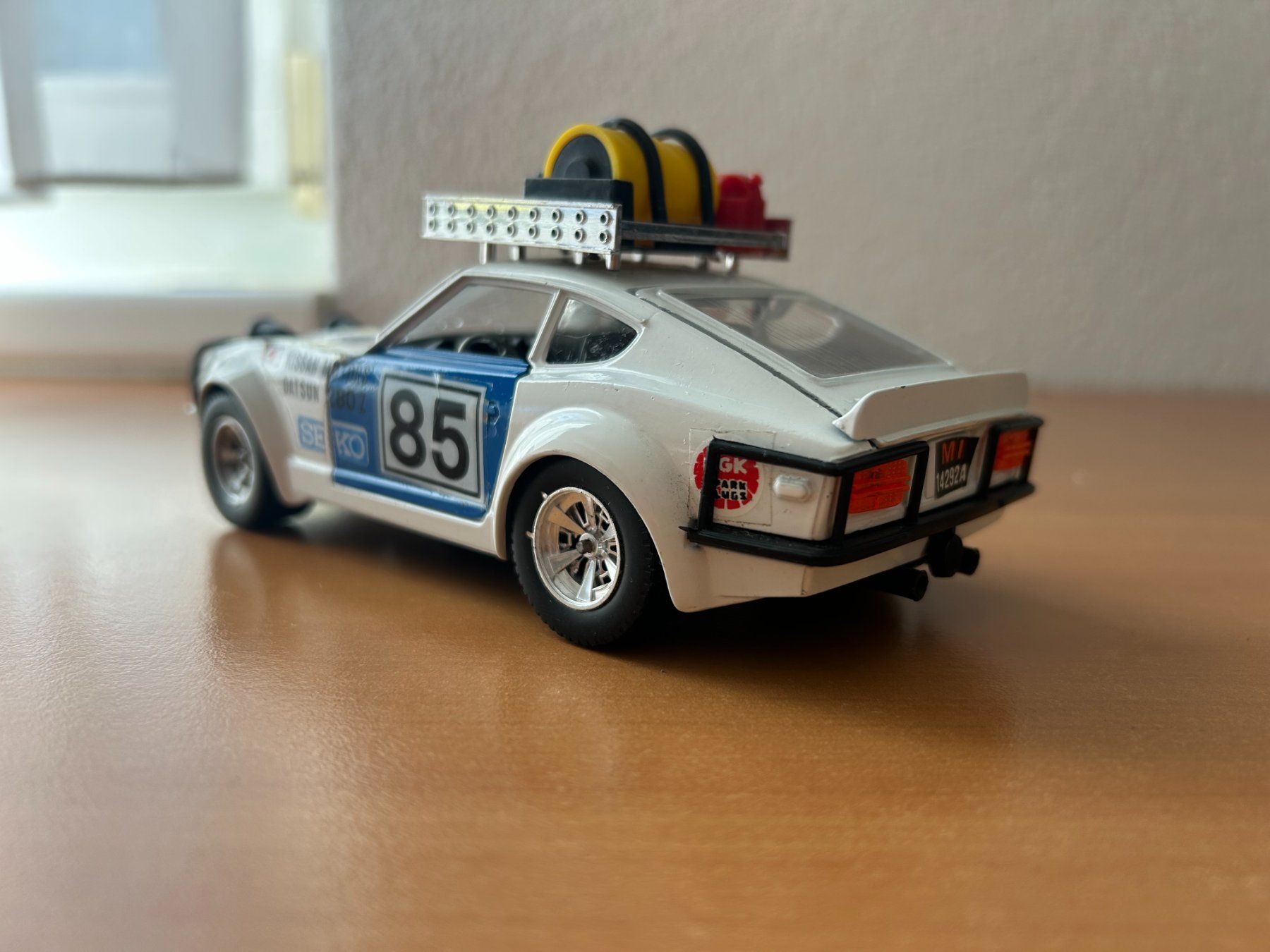 Datsun 240Z Safari Rallye Modellauto Rarität 1:43 Top (Gebraucht) in ...