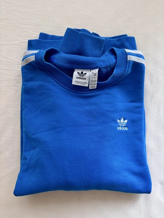 Blauer Adidas Originals Pullover - Zeitloser Klassiker (Gebraucht) in ...