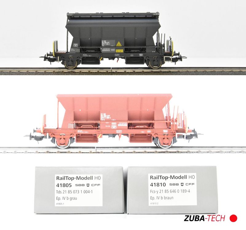 RailTop 2x Selbstentladewagen der SBB H0 GS mit OVP (Gebraucht) in St. Gallen für CHF 85 – mit ...