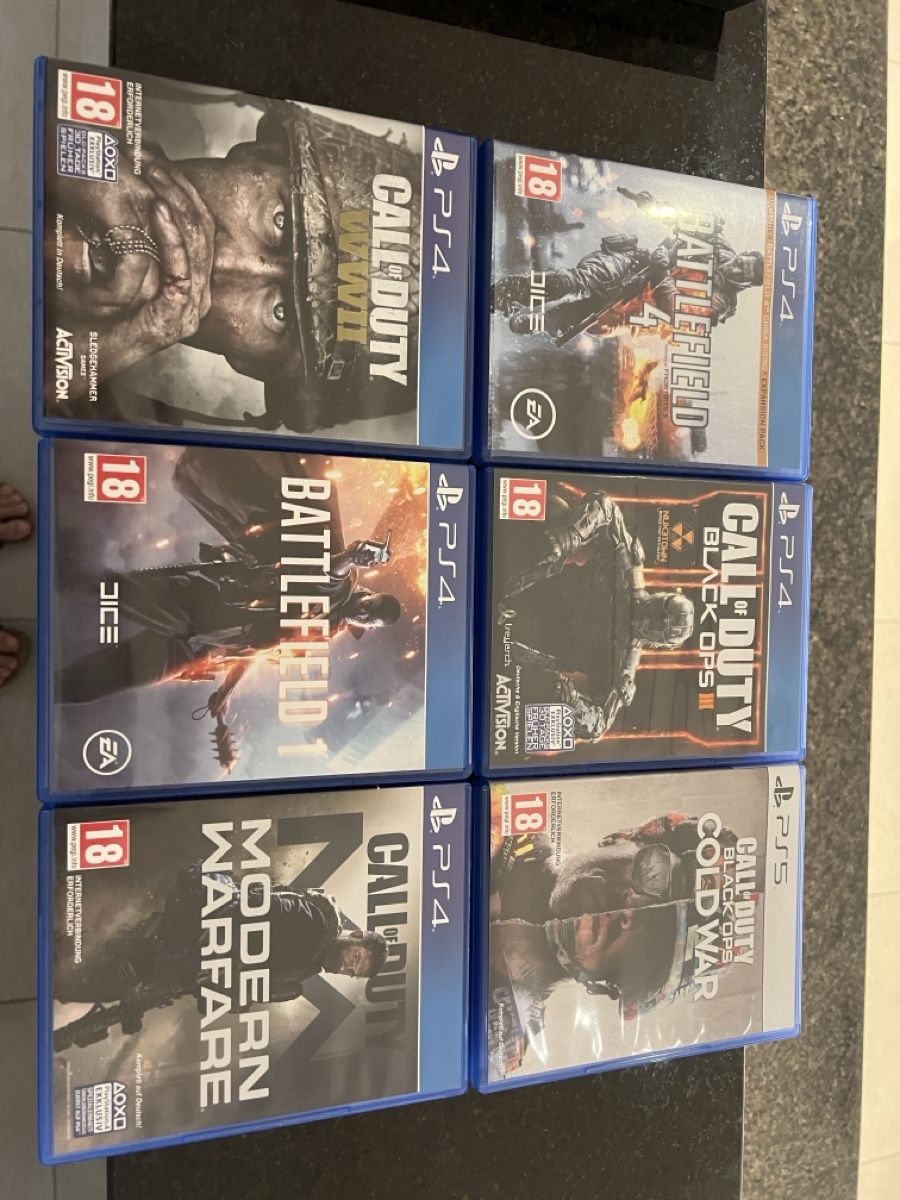 PS4 Game Bundle - Call of Duty & Battlefield Series (Gebraucht) in ...