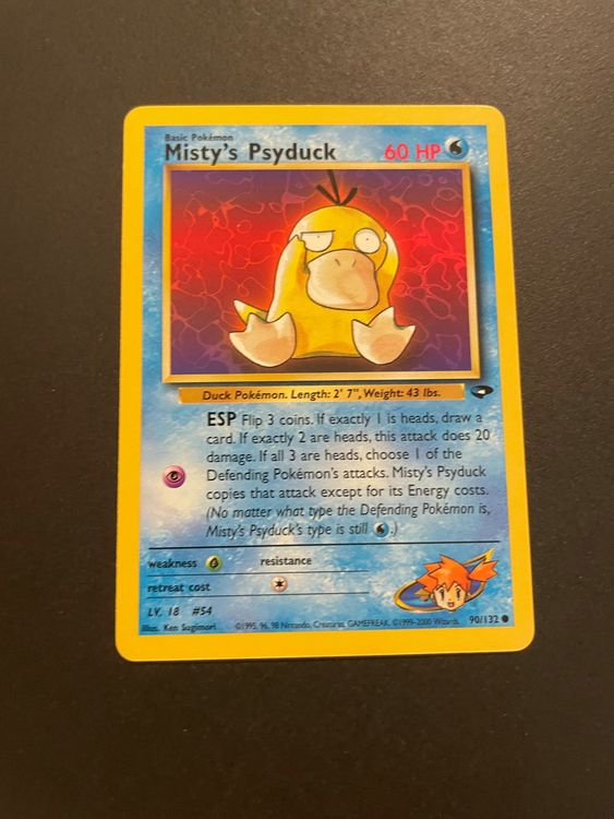 MISTY'S PSYDUCK 90/132 GYM CHALLENGE | Kaufen auf Ricardo