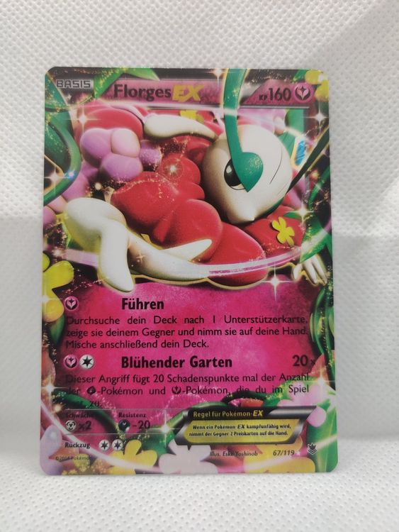 Florges EX Pokemon Karte Holo TCG Phantomkräfte | Kaufen auf Ricardo
