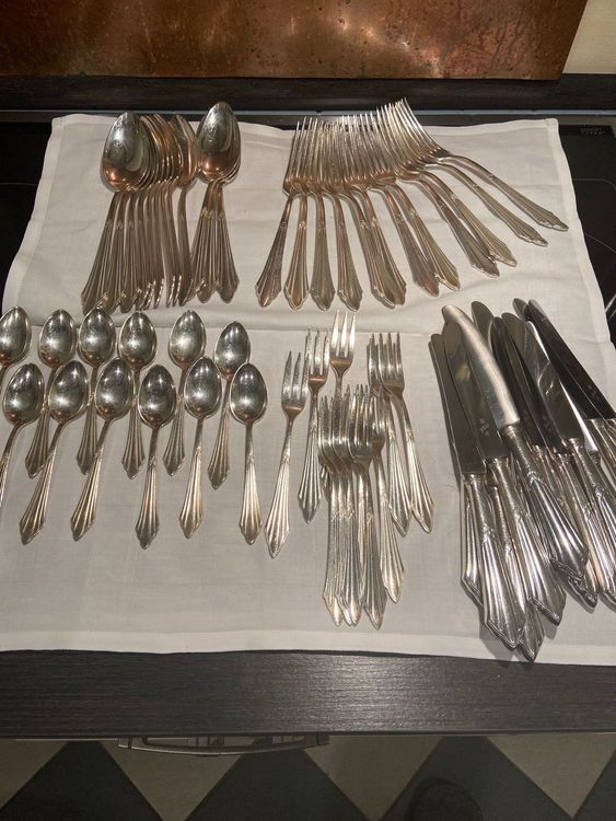 WMF Silberbesteck Fächermuster 90er | Kaufen auf Ricardo