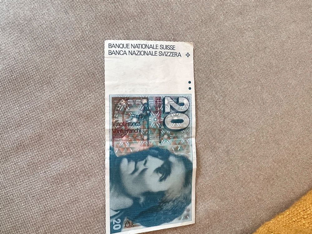 Geldnote Schein Schweizer Franken alt rar (Gebraucht) in für CHF 21 ...
