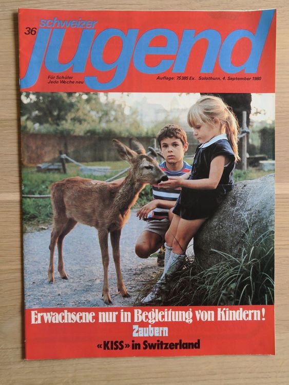 Heft "Schweizer Jugend" 36/80 (04.09.80) (Gebraucht) in Küttigen für CHF 5 – mit Lieferung auf ...