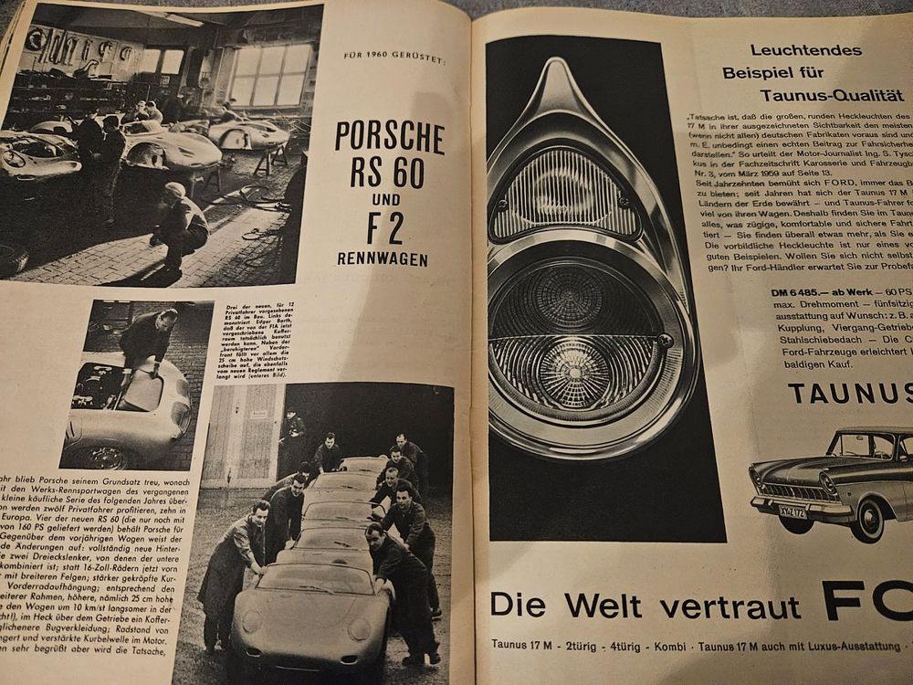 AMS 6/60 Mercedes 180 190 Porsche RS 60 Skandinavien VW xa | Kaufen auf Ricardo