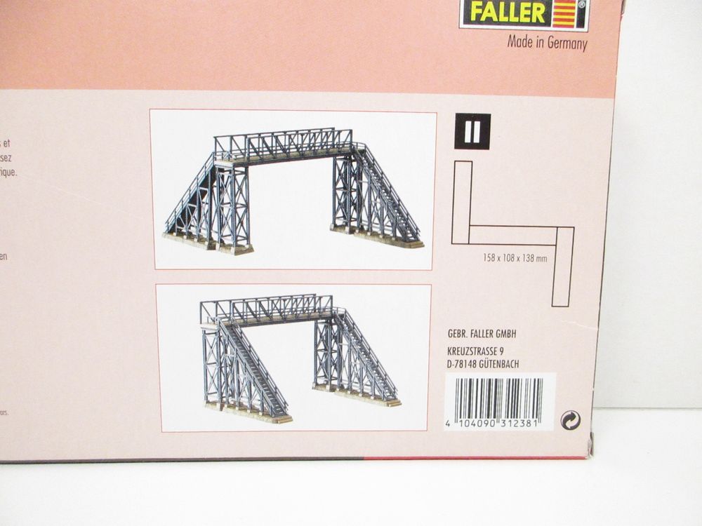 Faller H0 131238 Fussgängerbrücke | Kaufen auf Ricardo