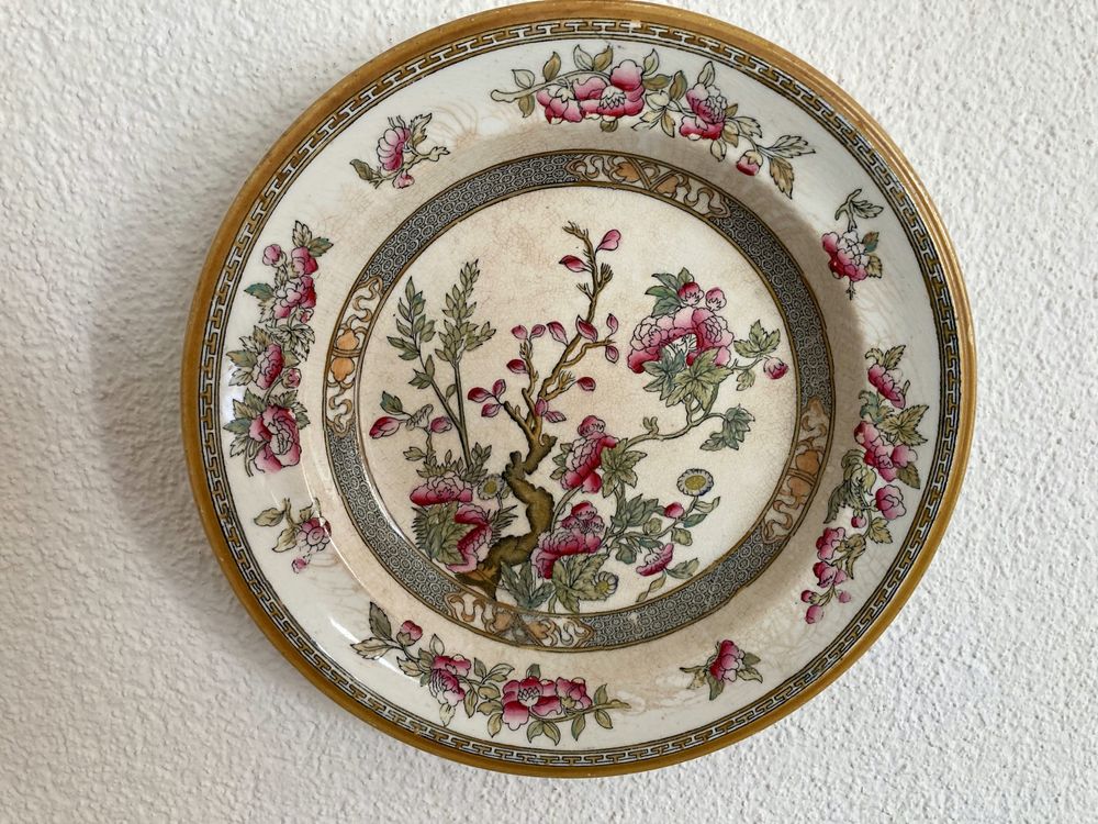 Antiker asiatischer Wandteller, Blumendekor (Gebraucht) in Bern für CHF ...