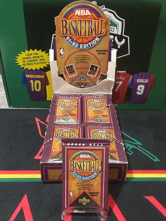 🏀 Upper Deck NBA Basketball 1991–92 Sealed Pack Jordan PSA (Neu und ...