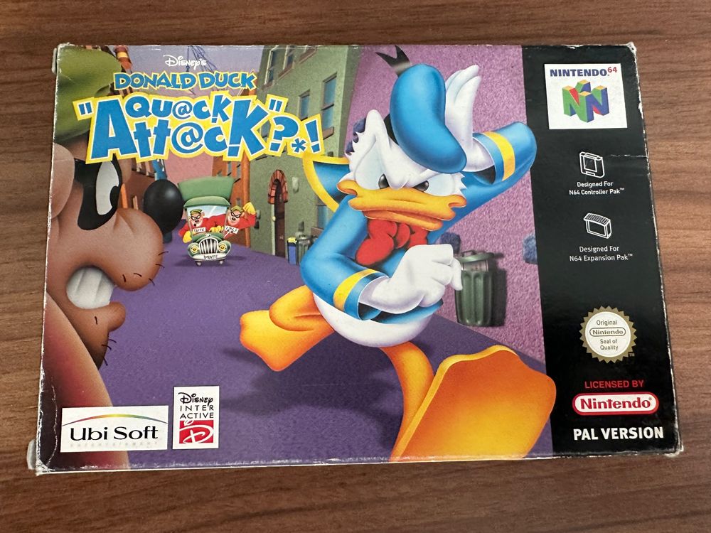 N64: Donald Duck Qu@ck Att@ck mit OVP und Anleitung (Gebraucht) in Abtwil SG für CHF 149 – mit ...