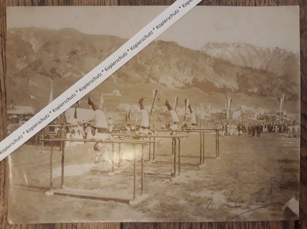 Antikes Foto Turnfest Samedan Samaden Engadin GR 1903 (Gebraucht) in ...