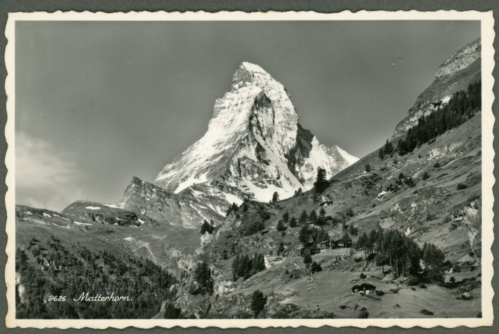 AK sw Zermatt VS Matterhorn ≈ 1953 | Kaufen auf Ricardo