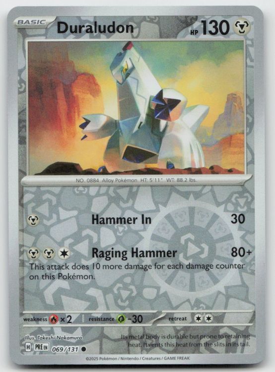 Pokemon Duraludon Reverse 069/131 PRE EN 2025 (Usato) a Lugano per CHF ...