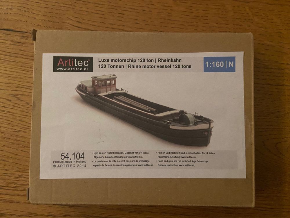 Neu: Rheinkahn im Massstab 1 : 160 (Spur N) (Neu und originalverpackt ...