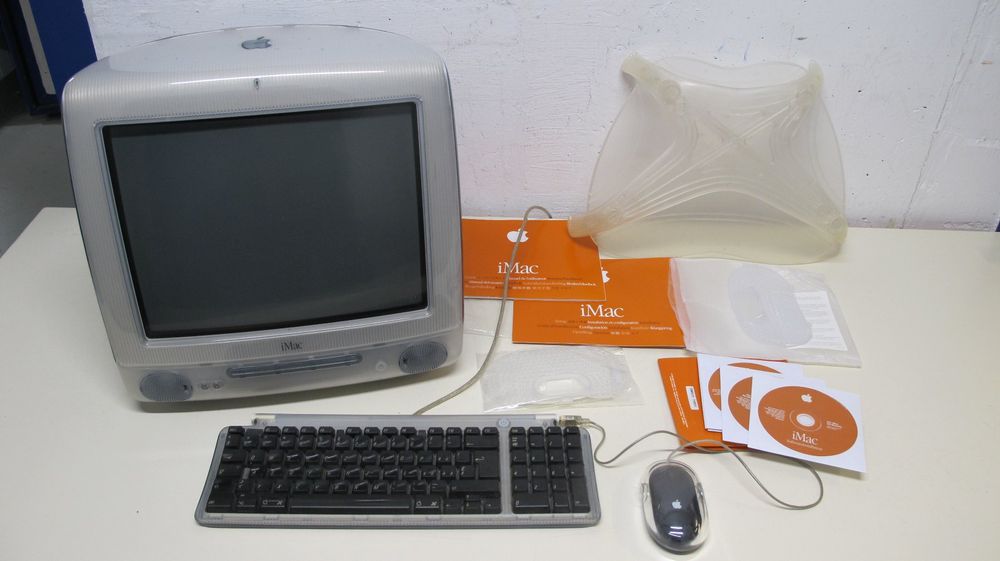 Apple Computer 1999 "G 3 Indigo Blue " Neu Orig. Zubehör (Defekt) in ...