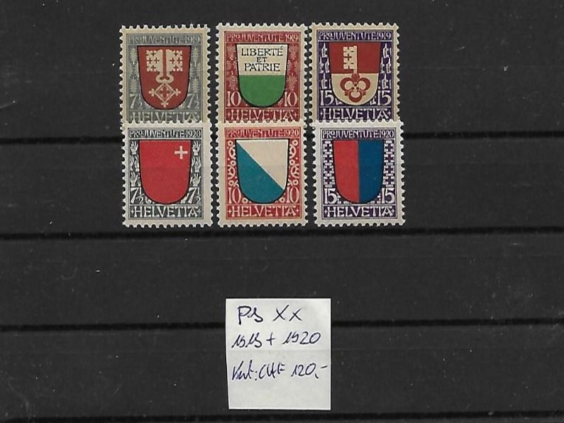 PJ ** 1919 + 1920 Kat: CHF 120.- | Kaufen auf Ricardo
