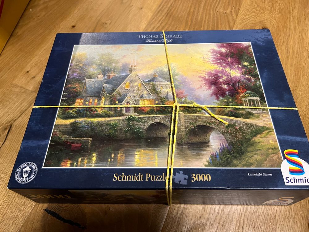 Schmidt Puzzle 3000 Teile Thomas Kinkade Abendstimmung (Gebraucht) in ...