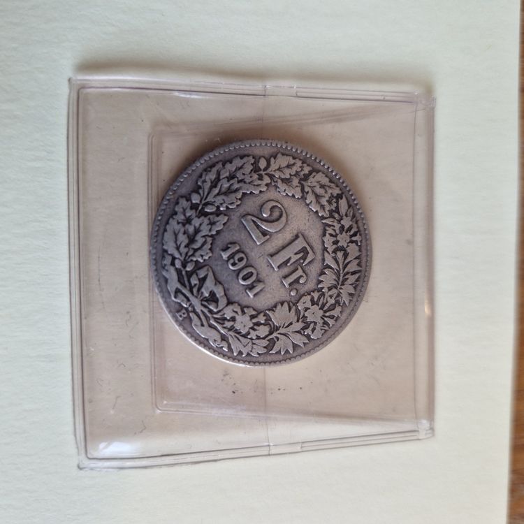 Silbergeld CH 2 Fr. 1901 | Kaufen auf Ricardo