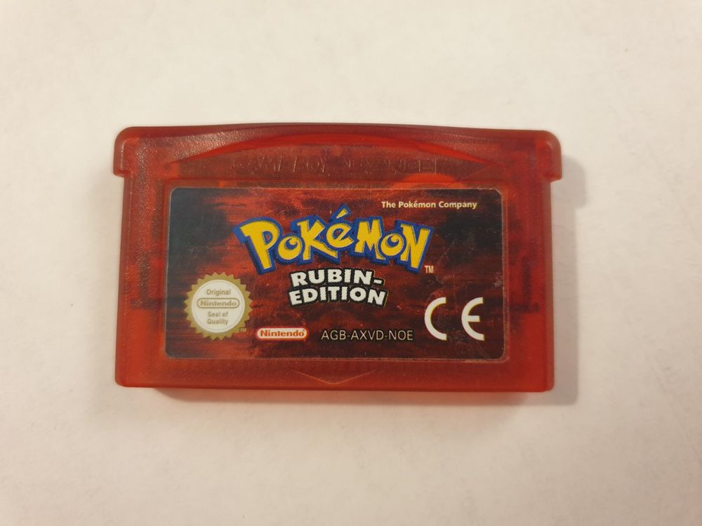 Gameboy Advance - Pokémon Rubin Edition (DE) (Gebraucht) in Rain für ...