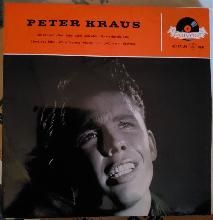 Peter Kraus / LP10"Mono / DE 1959 / Rock,Schlager /Cov.LP VG (Neu ...