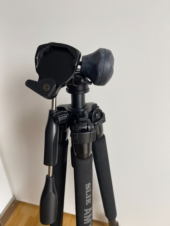 SLIK Pro 330 DX Titan Stativ + Slik sh-705e Stativkopf | Kaufen auf Ricardo