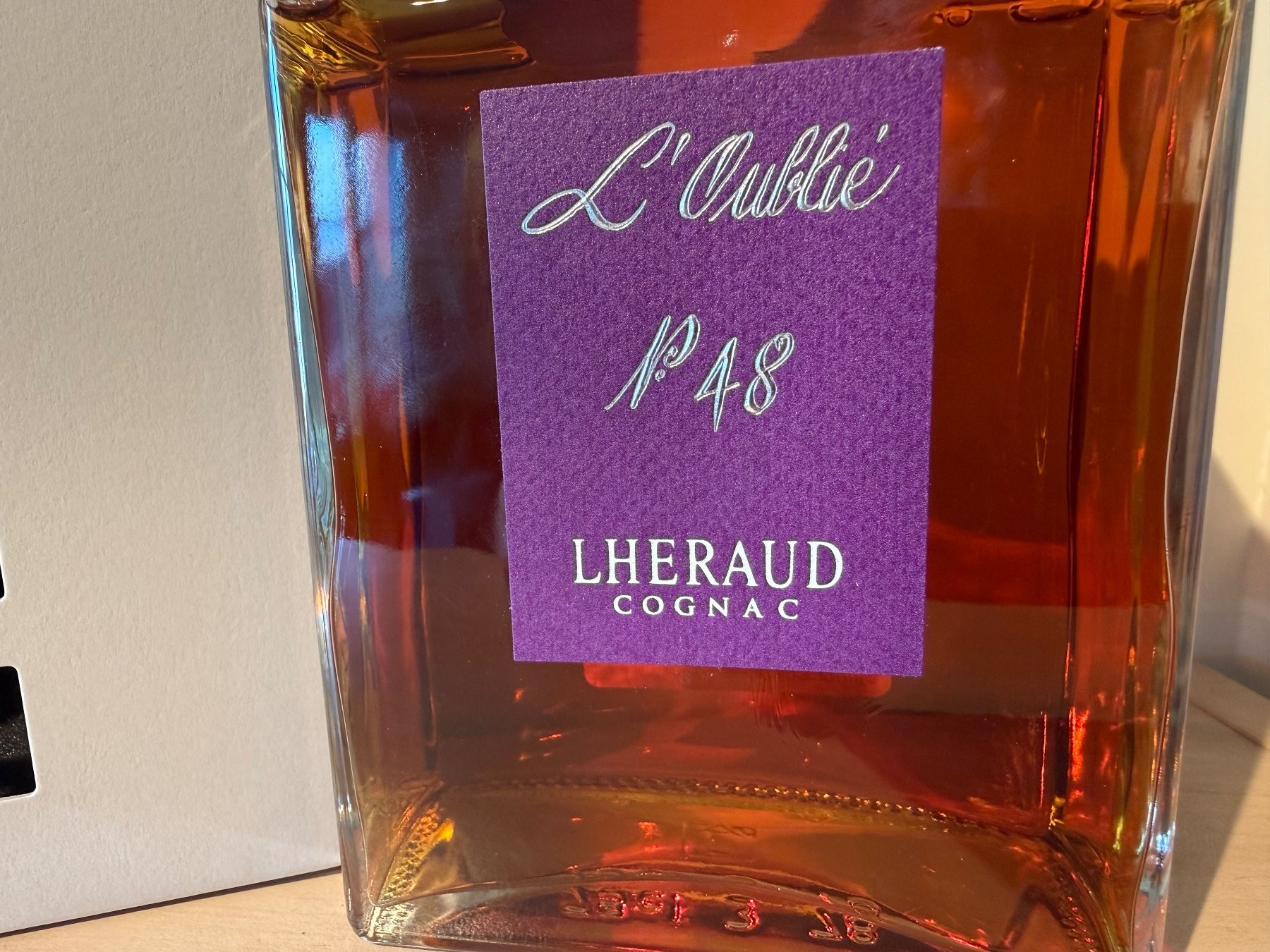 Cognac Lheraud X.O. L OUBLIE N° 48 40% (Neu und originalverpackt) in ...