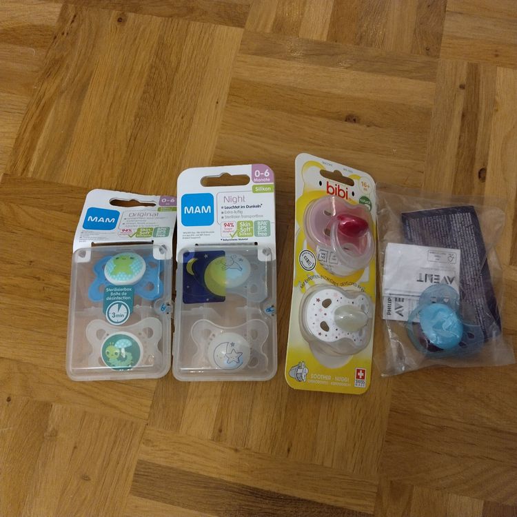 MAM, Bibi, Avent - Schoppen Nuggi Set, neu (Gebraucht) in Oberdorf NW ...