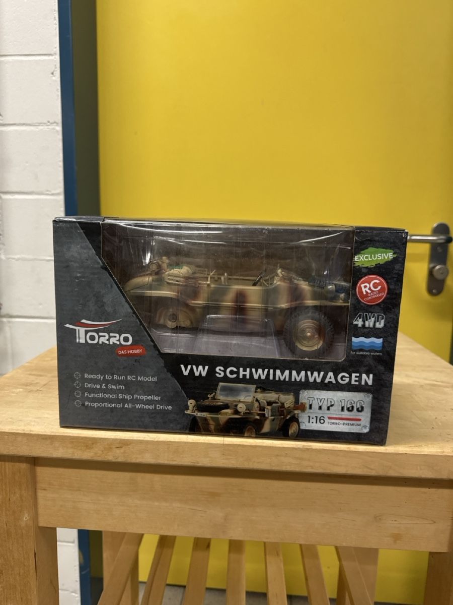 TORRO VW Schwimmwagen Typ 166, RC, 1:16, neuwertig (Neu und ...