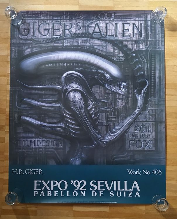H.R. Giger 'GIGER'S ALIEN' Fine Art Poster (Work No. 406) (Neu (gemäss ...
