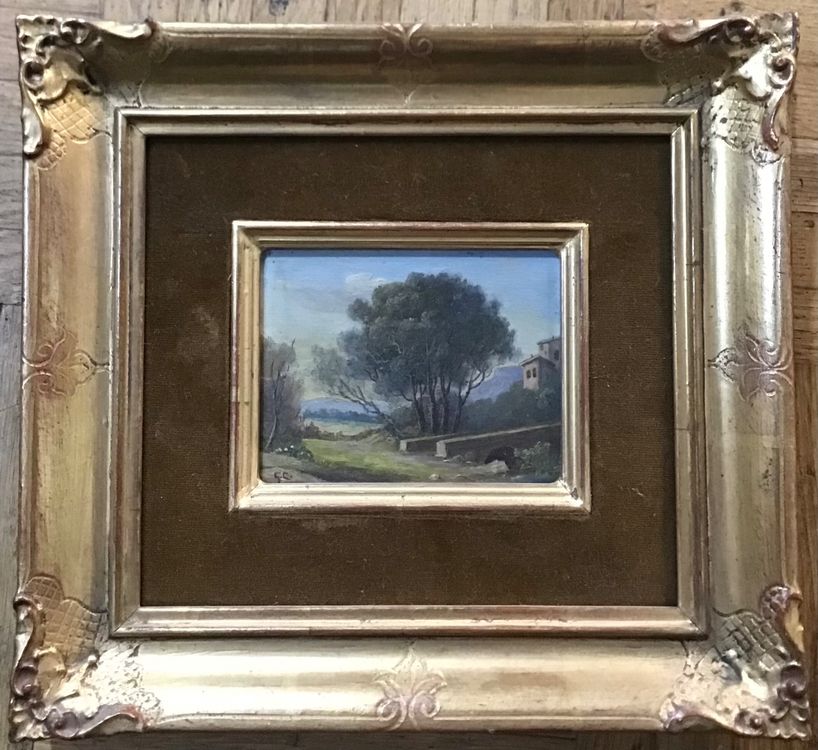 Antike Landschaft Gemälde Monogrammiert (Gebraucht) in Root für CHF 40 – mit Lieferung auf ...