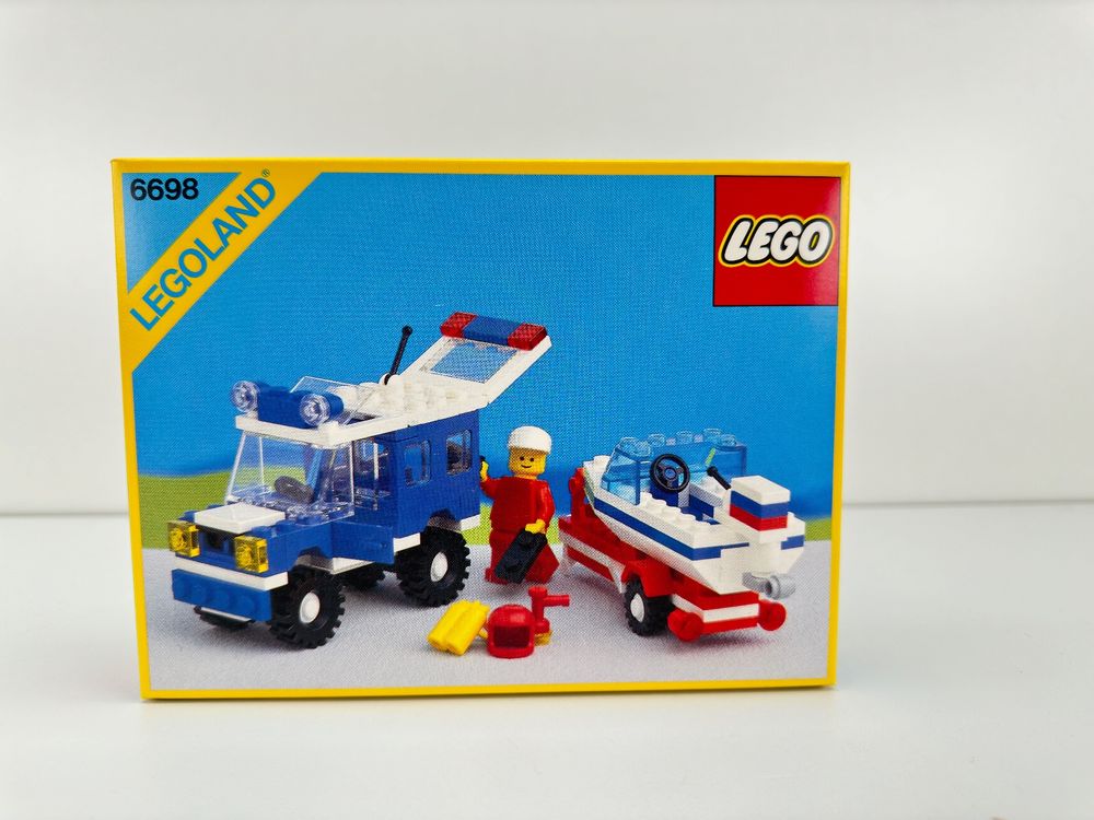 Rarität Lego 6698 Geländewagen mit Speedboot NEU | Kaufen auf Ricardo