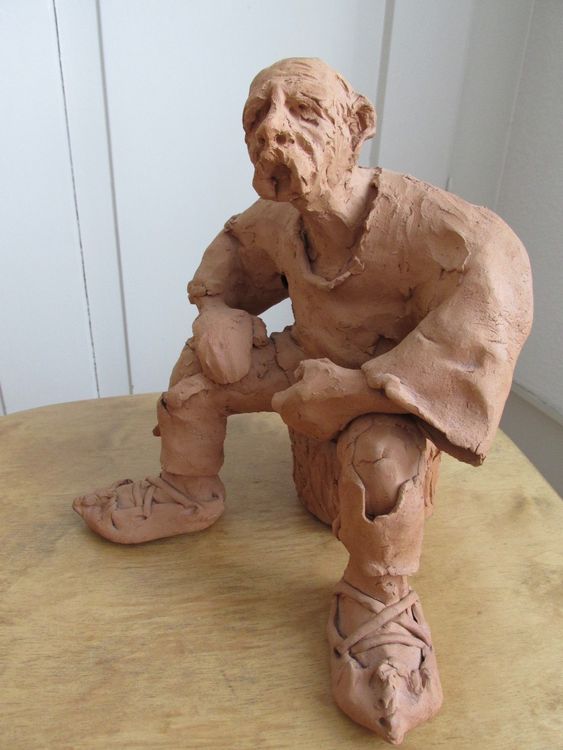 Tonfigur, Skulptur: Alter Mann (Gebraucht) in Winterthur für CHF 8.5 ...