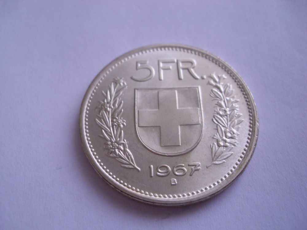 5 Franken 1967 (Neu (gemäss Beschreibung)) in Birsfelden für CHF 8.3 – mit Lieferung auf Ricardo ...