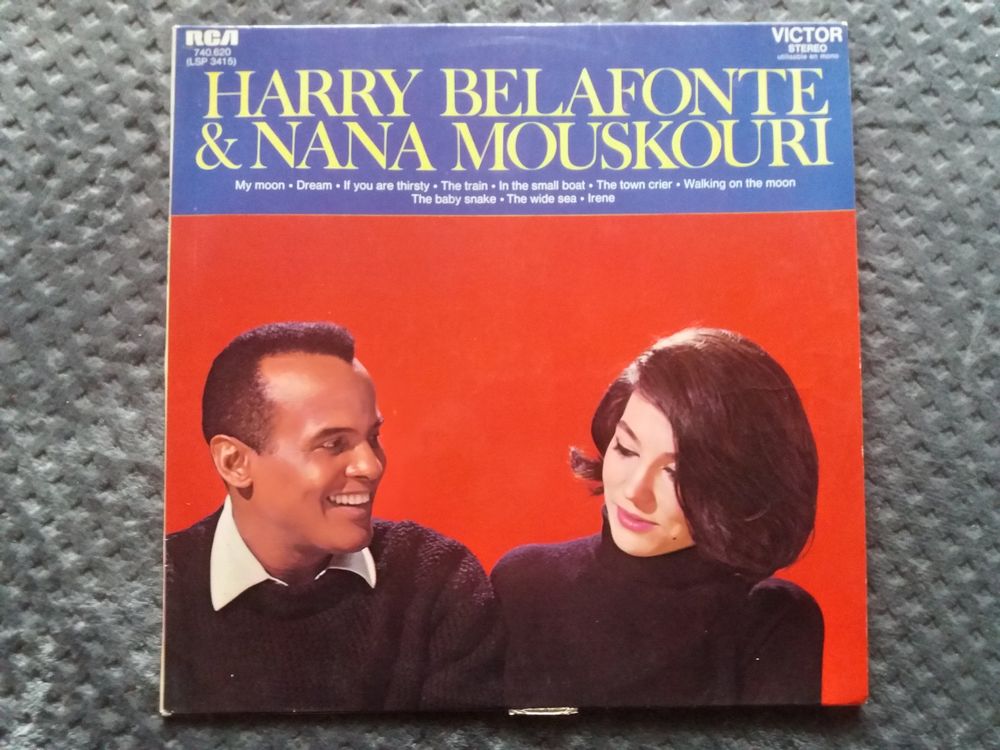 LP (Harry Belafonte Nana Mouskouri) Evening With Belafonte (Gebraucht) in Meyrin für CHF 5 – mit ...